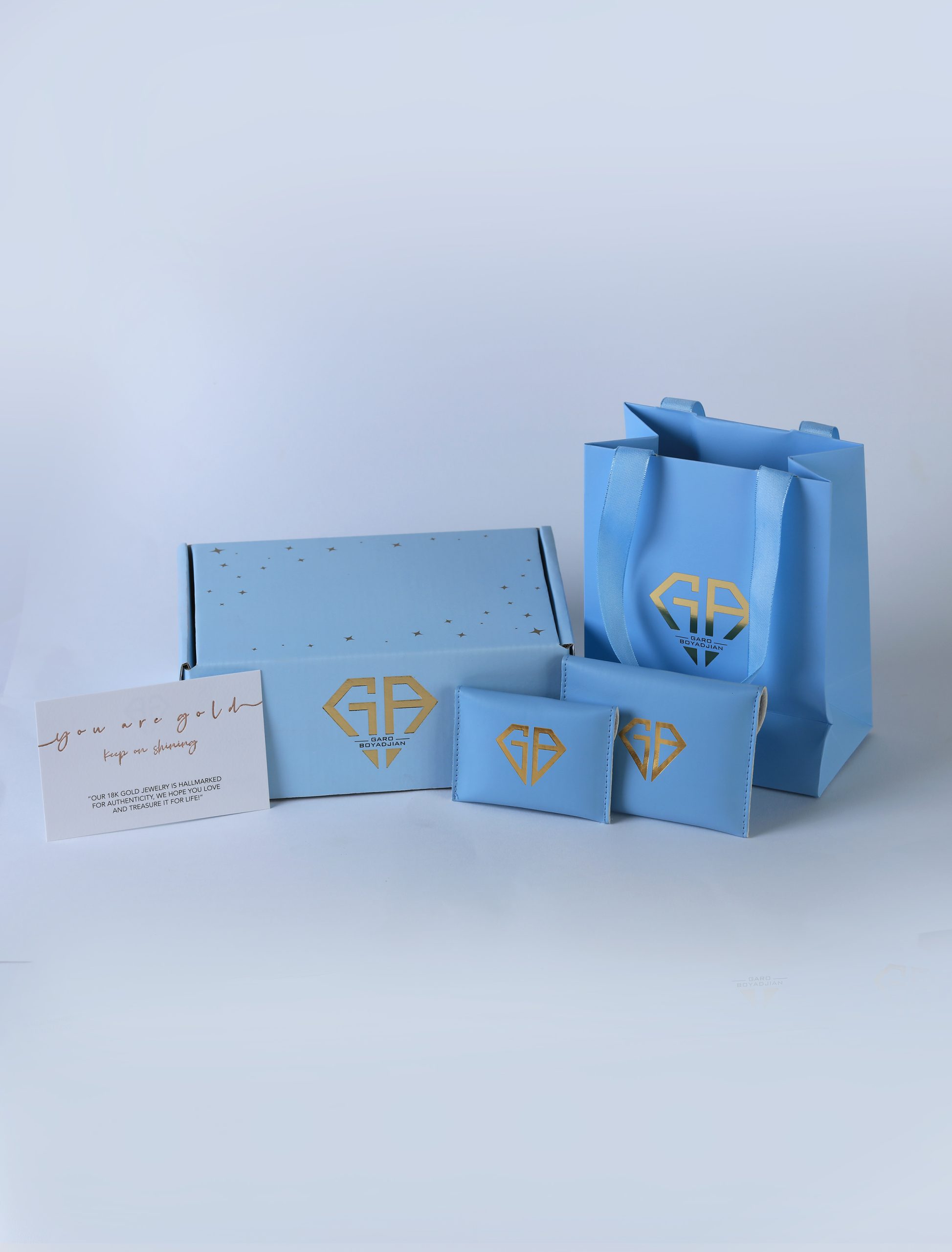 Blue Packaging - Garo Boyadjian